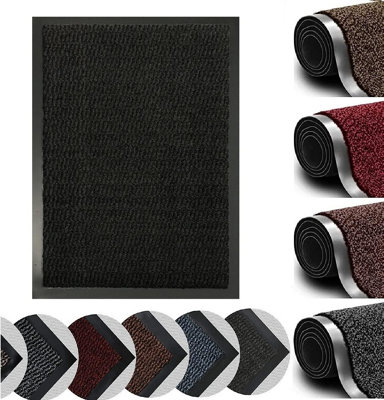 Heavy Duty Non Slip Barrier Mat - Anthracite 40 x 60 cm | DIY at B&Q