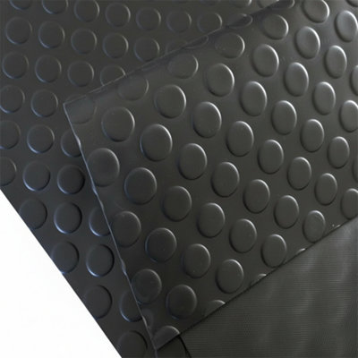Heavy Duty Non Slip Industrial Rubber Floor Matting for Garage Gym 1.5m ...