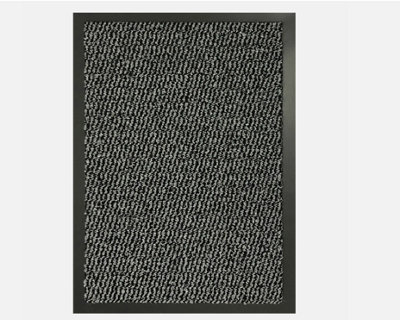 Heavy Duty Non-slip Rubber Back Entrance Rug Charcoal - 60 x 120