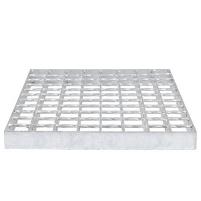 Heavy Duty Outdoor Drain Cover Grate Galvanized Steel 100cm W x 100cm D