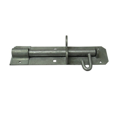 Heavy Duty Pad Bolt Galvanised 12" (Sliding Gate Latch Lock Garage Door ...