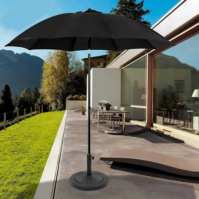 Heavy Duty Parasol Base Umbrella Stand 14 kg Weighted Outdoor Patio ...