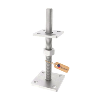 Heavy Duty Pergola Post Zinc Flake Fence Post Support for Wooden ...