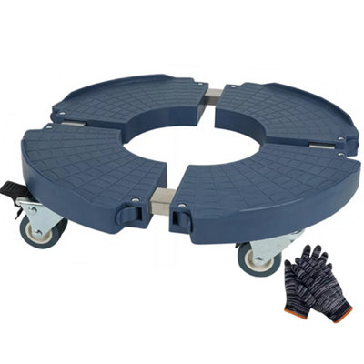 Heavy Duty Plant Pot Trolley Mover Stand on Wheels Garden Planter Caddy ...