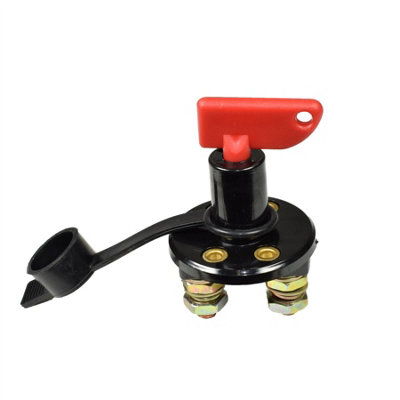 Heavy Duty Plastic Type Battery Isolator Switch / Key Cut Off Power ...