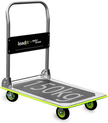 Heavy Duty Platform Trolley, 150kg, Strong Durable Flatbed Trolley ...