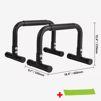 Heavy-Duty Push Up Stand & Dip Bars - 500 lbs Capacity Home Workout ...