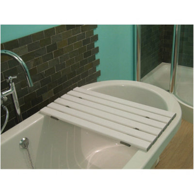 Heavy-Duty Reinforced Plastic Shower and Bath Board - 660mm Wide with ...