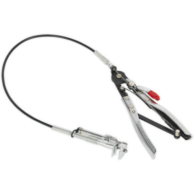 Heavy Duty Remote Action Hose Clip Tool - Long Reach Flexible Cable ...