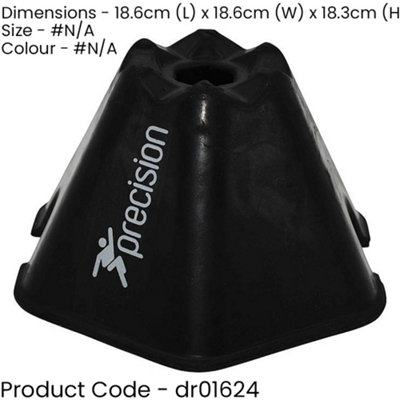 Heavy Duty Rubber Base for Hex Boundary Poles - Indoor Football ...