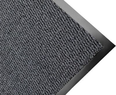 Heavy Duty Rubber Non-Slip Absorbent Barrier Mat - Black 60 x 150cm ...