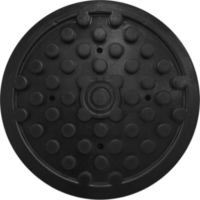 Heavy-Duty Safety Rubber Jack Pad - Type C Design for Vehicle Protection