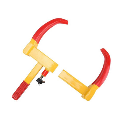 Heavy Duty Security Wheel Clamp Clamps Locks for Caravan Car Van ...
