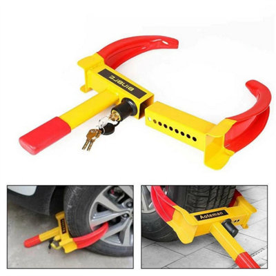 Heavy Duty Security Wheel Clamp Clamps Locks for Caravan Car Van ...