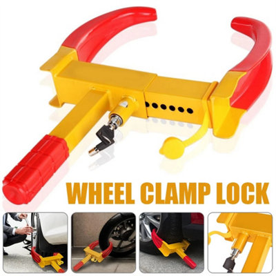 Heavy Duty Security Wheel Clamp Clamps Locks for Caravan Car Van ...