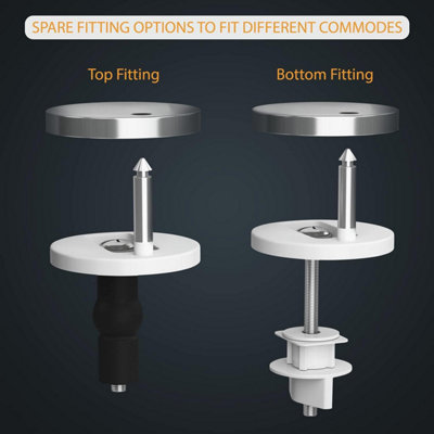 Heavy Duty Slow Close Oval Toilet Seat Anti Bacterial Durable Soft ...