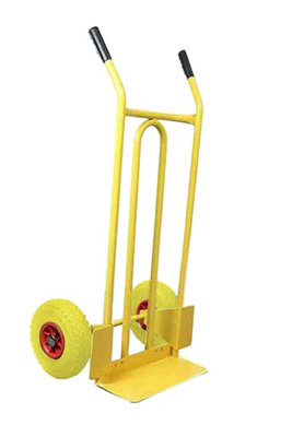 Heavy Duty Solid Toe Sack Truck With Puncture Proof Wheels, Dual Safety ...