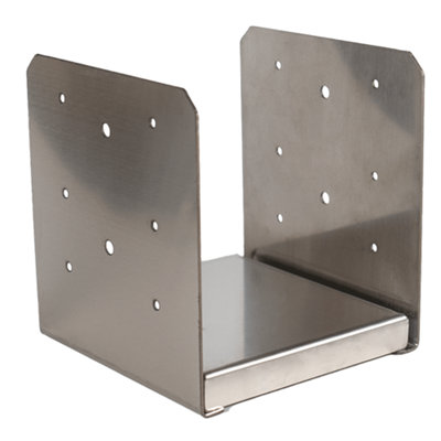 Heavy Duty Stainless Steel Bolt Down Pergola Post Support With A Spacer ...