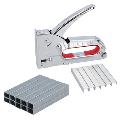 Heavy Duty Stapler Staple Gun For fabric Furniture Upholstery + 2000 ...