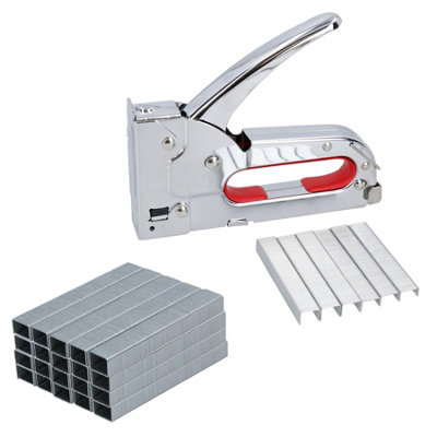 Heavy Duty Stapler Staple Gun For fabric Furniture Upholstery + 4000 ...