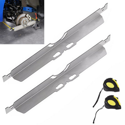 Heavy Duty Steel Wheel Alignment Toe Plates with Tape Measures ...