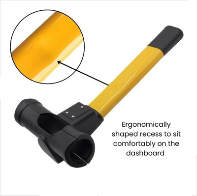 Heavy Duty Steering Wheel Lock Security Safe Van Car T-Bar Design