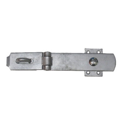 Heavy Duty Swivel Hasp & Staple 12" (Galvanised Locking Gate Door Security)