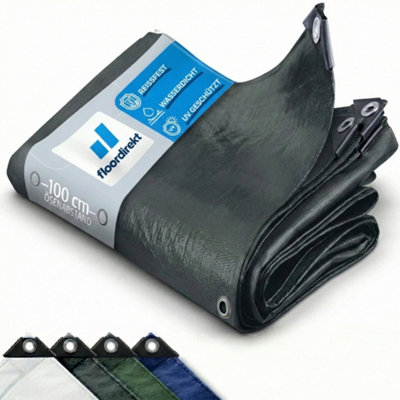 Heavy Duty Tarpaulin Waterproof Tear Resistant Tarp Cover Ground Sheet ...