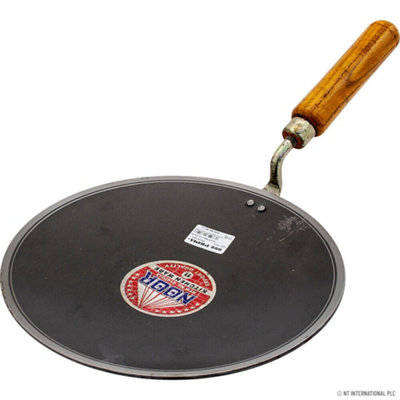 Heavy Duty Tawa Pan Cooking Kitchen Handle Roti Cookware Cook ...