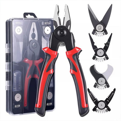 Heavy Duty Tool Kit, Upgraded Multi Pliers All Purpose Versatile