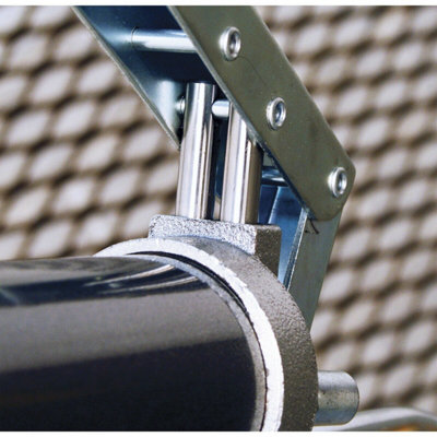 Heavy Duty Twin Piston Grease Gun with 3-Way Fill and Rubber Grip