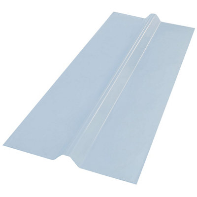 Heavy Duty Universal Clear PVC Roof Ridge Cap UniRidge - Universal ...