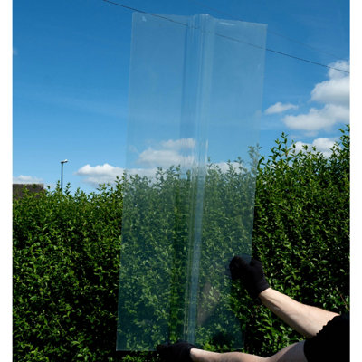 Heavy Duty Universal Clear PVC Roof Ridge Cap UniRidge - Universal ...