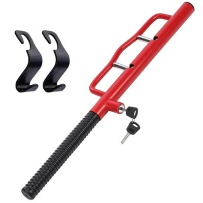 Heavy Duty Universal Vehicle Security T-Bar Steering Wheel Lock