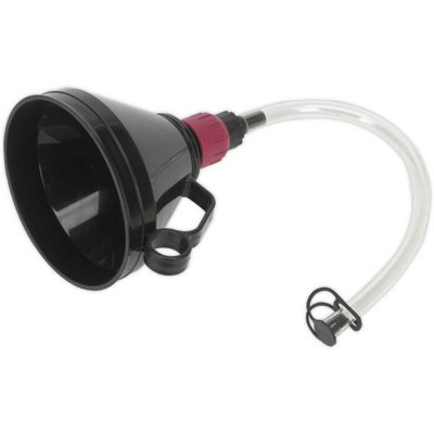 Heavy Duty Valved Funnel with Flexible Spout & Filter - 160mm Diameter ...