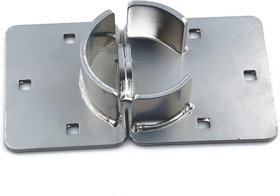 Heavy Duty Van Garage Shed Door Security Padlock 73mm Steel & Hasp Set ...