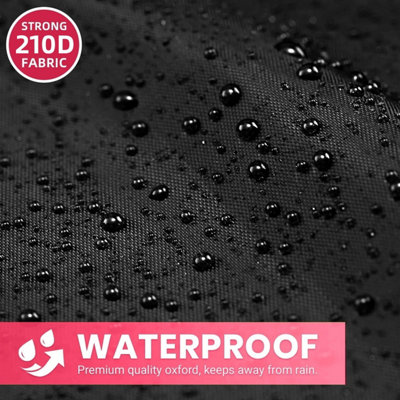 Heavy-Duty Waterproof BBQ Cover, UV & Weather Resistant Wind Fixing ...