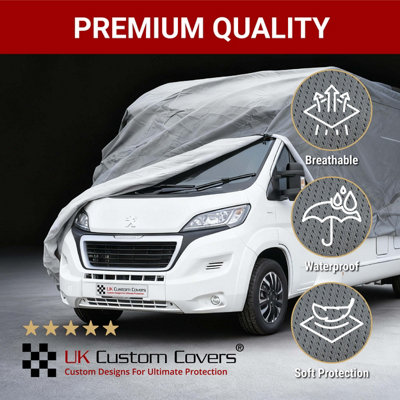 Heavy Duty Waterproof Motorhome Covers for All Weather (7.5m to 8.0m)
