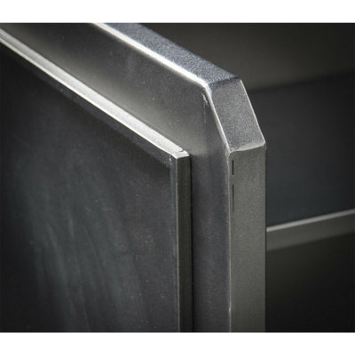 Heavy Duty Welded Steel Tool Vault with Gas Struts and Secure Locking ...