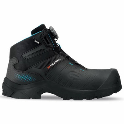 Heckel Safety Boots Boa System S3 Composite Toe. Black Leather