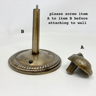 HEDGEHOG ANTIQUE BRASS CURTAIN HOOK