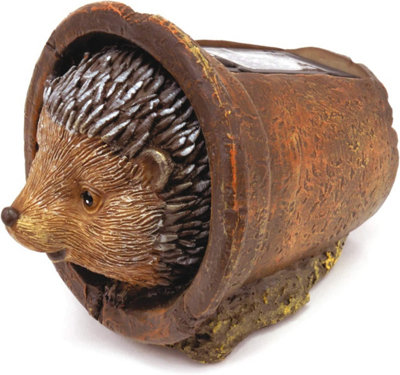 Hedgehog Design Solar Light - Outdoor Patio or Decking Garden Ornament ...