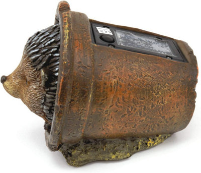 Hedgehog Design Solar Light - Outdoor Patio or Decking Garden Ornament ...