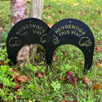Hedgehog Highway Metal Fence Gates (Pack of 2)