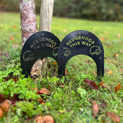 Hedgehog Highway Metal Fence Gates (Pack of 2)