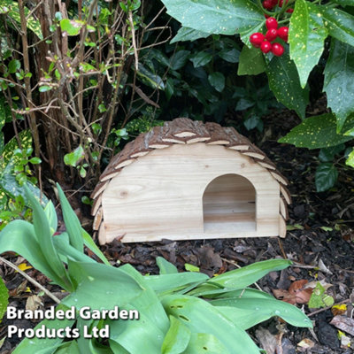 Hedgehog House Solid Wood, Cosy Animal Shelter, Predator-Proof ...