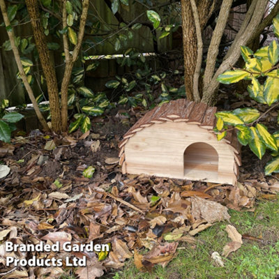 Hedgehog House Solid Wood, Cosy Animal Shelter, Predator-Proof ...