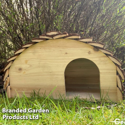 Hedgehog House Solid Wood, Cosy Animal Shelter, Predator-Proof ...