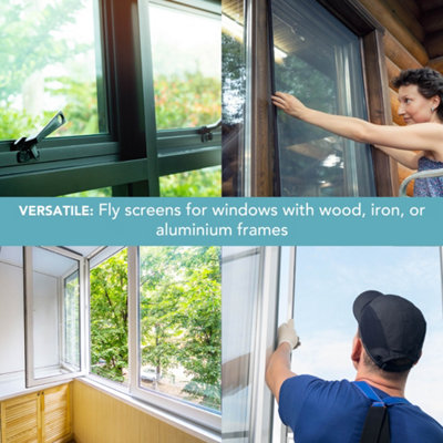 HEFTMAN Diy Magnetic Window Screen