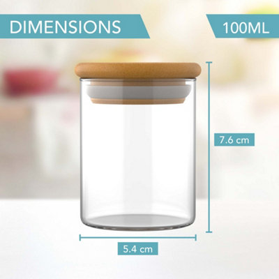 Spice bottle dimensions store